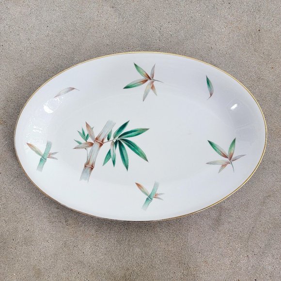 Noritake | Dining | 96s Noritake Bamboo Canton 22k Gold Platter | Poshmark
